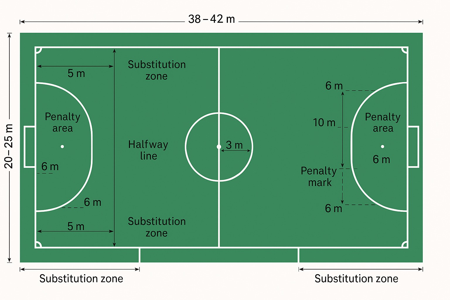 Futsal Court Dimensions Explained: Play Smarter, Not Harder - PremierFutsal
